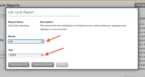 Create life cycle reports - HappyFox Support